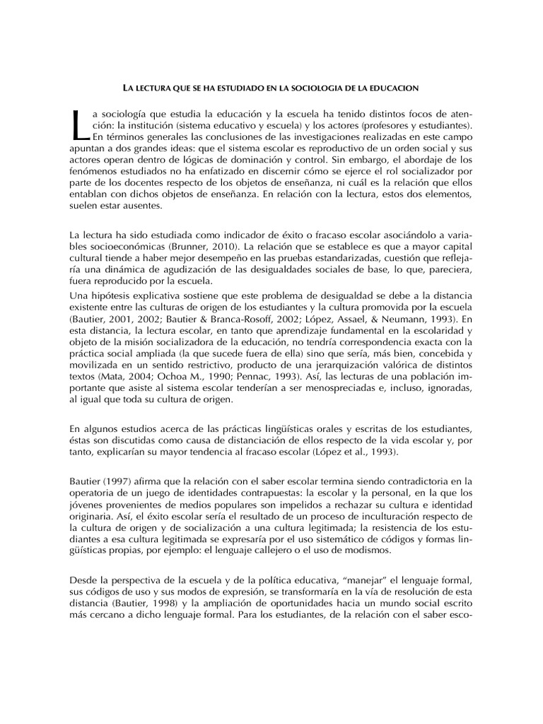La Identidad Lectora Del Docente Que Ensena A Leer Hacia La ...