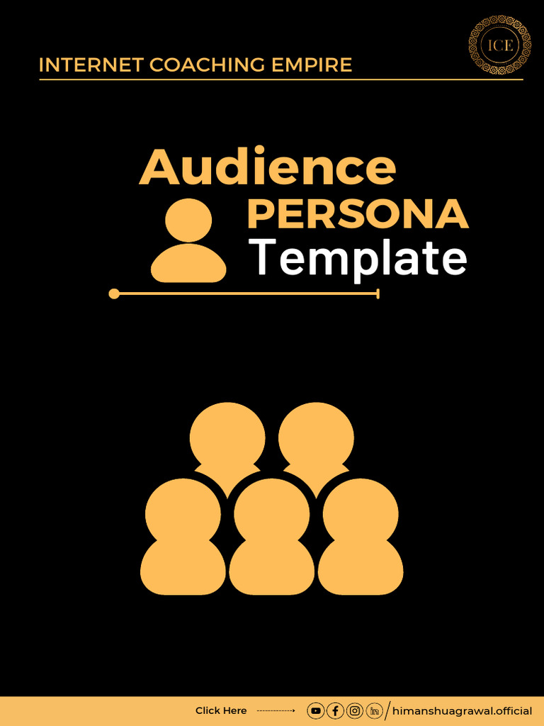 Audience Persona Template Guide | PDF