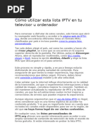 Listas IPTV Movistar Gratis - Actualizadas Enero 2024 - Tecnoguia | PDF | Vídeo a la carta ...