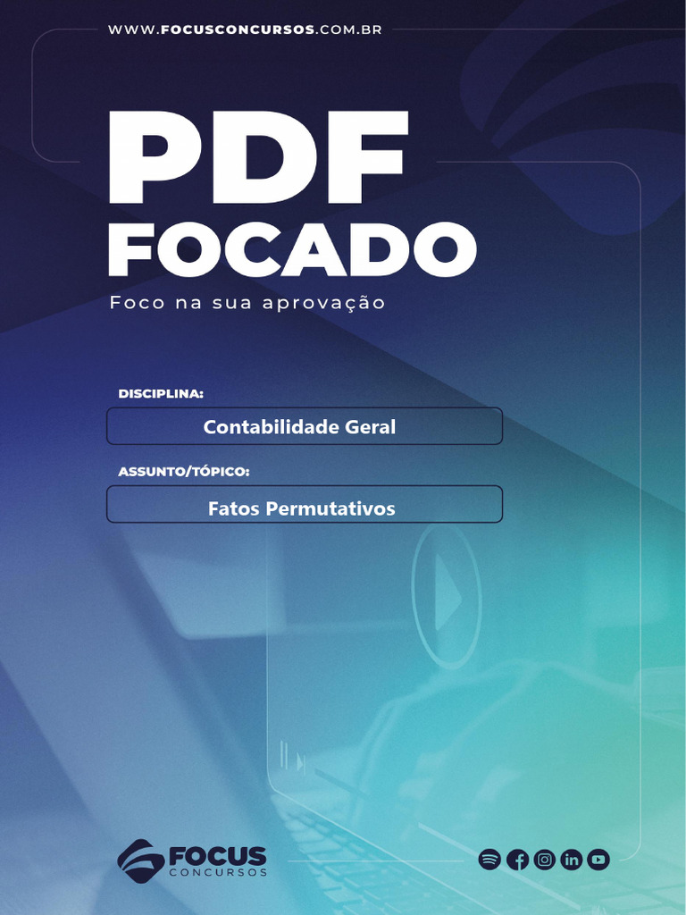 Fatos Contábeis Permutativos Explicados | PDF | Contabilidade | Capital ...