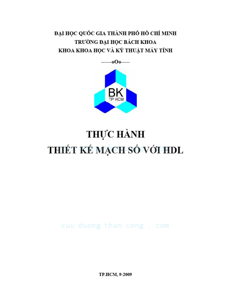 Thiet Ke Vi Mach Voi HDL Pham Quoc Cuong Thuc Hanh Thiet Ke Mach So Voi HDL (Cuuduongthancong ...