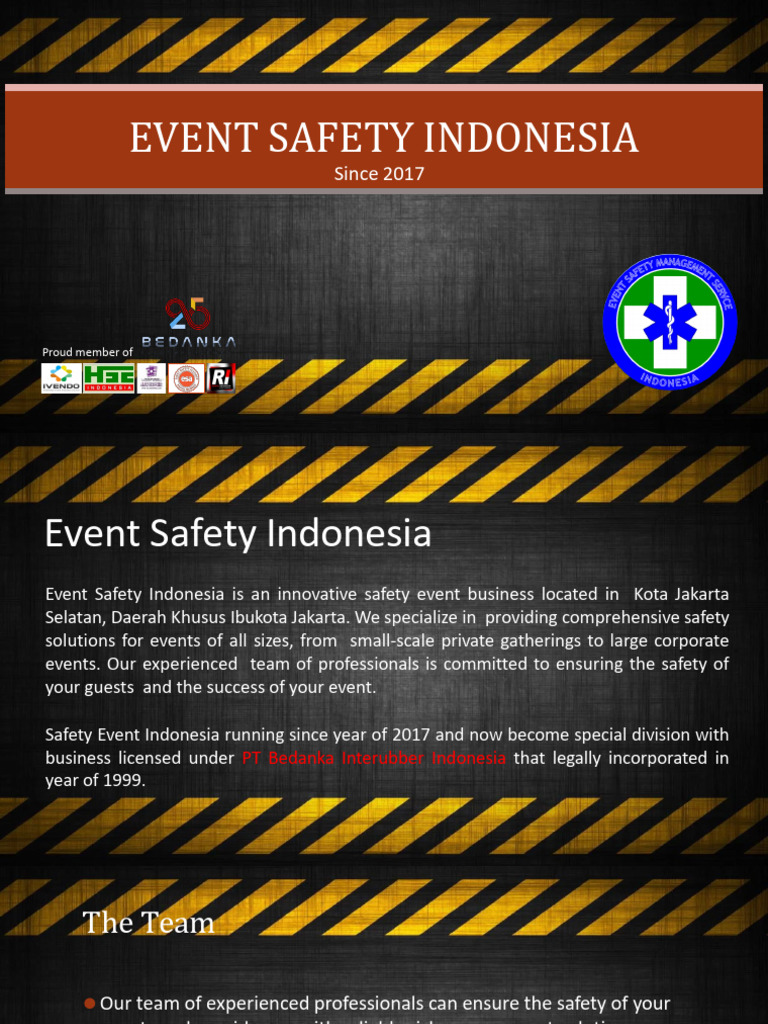 Event Safety Solutions in Bekasi | PDF | Emergency | Safety