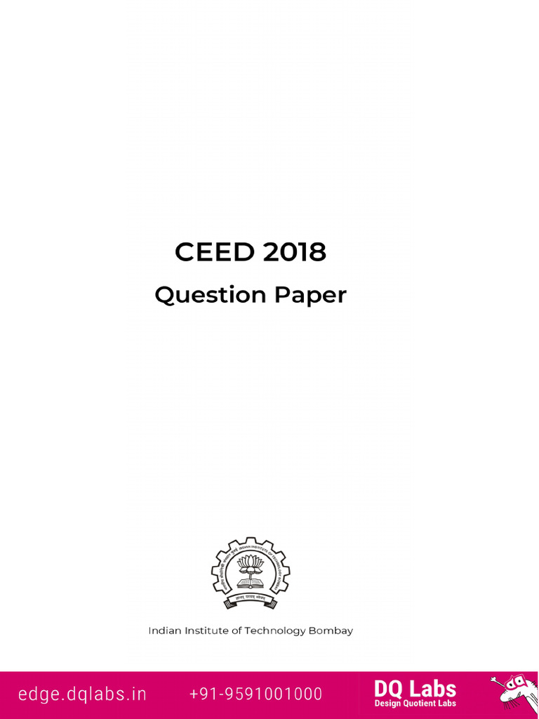 CEED-2018 | PDF