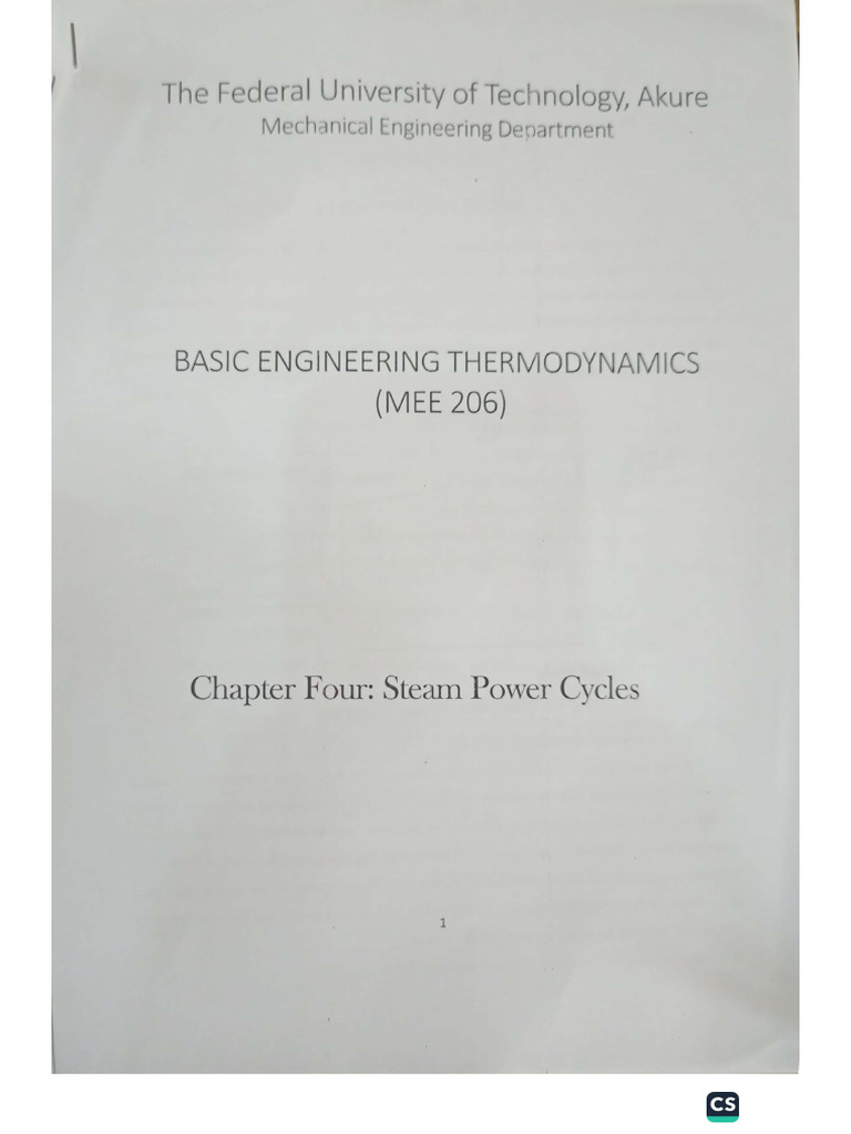 Mee 206 Lecture 4 by Ao of Africa | PDF