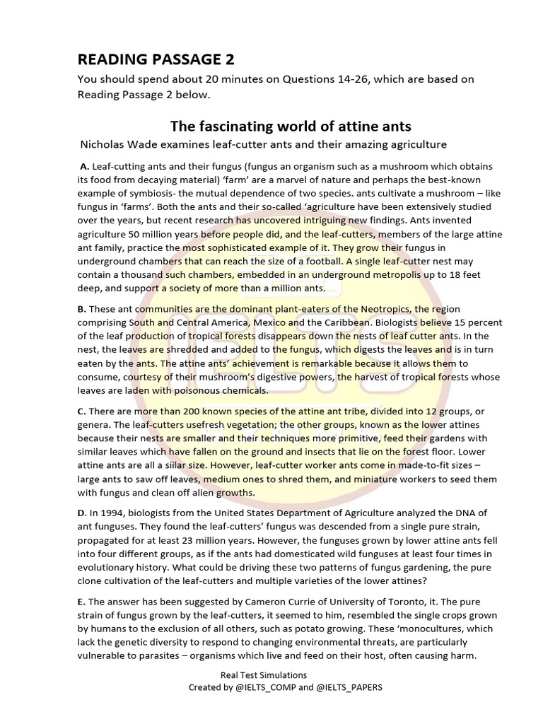 The Fascinating World of Attine Ants | PDF | Ant | Fungus