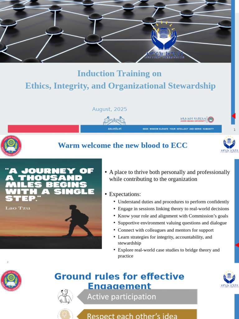 Category 1 Ethics, Integrity, and Organizational Stewardship, One | PDF ...