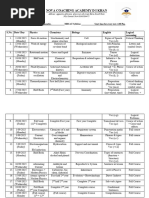 Aarambh Batch Time Table Overview | PDF | Part Of Speech | Human ...