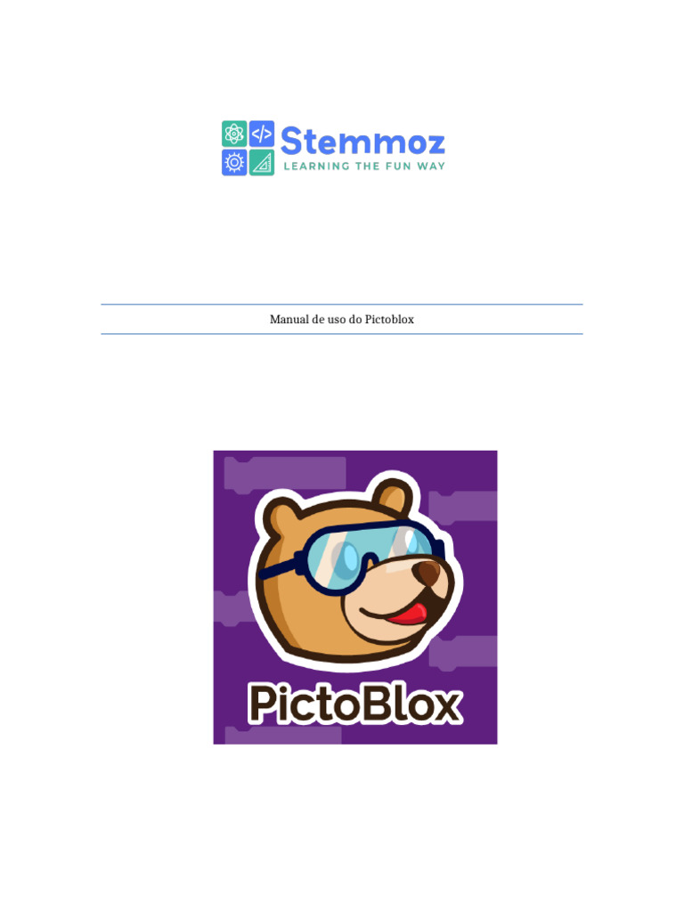 Manual do PictoBlox: Guia de Uso | PDF | Python (linguagem de ...