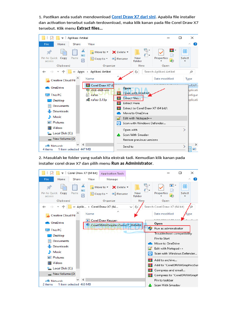Cara Install Coreldraw | PDF
