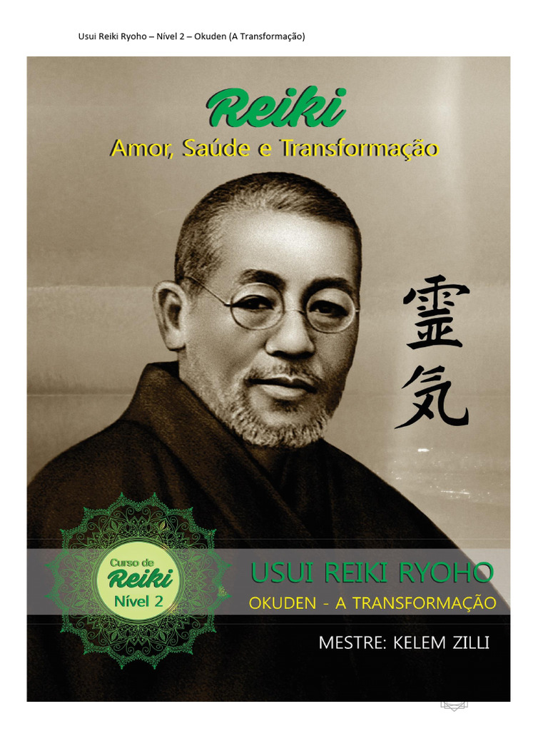 Usui Reiki Ryoho Nível 2: Transformação Energética | PDF | Reiki | Chacra