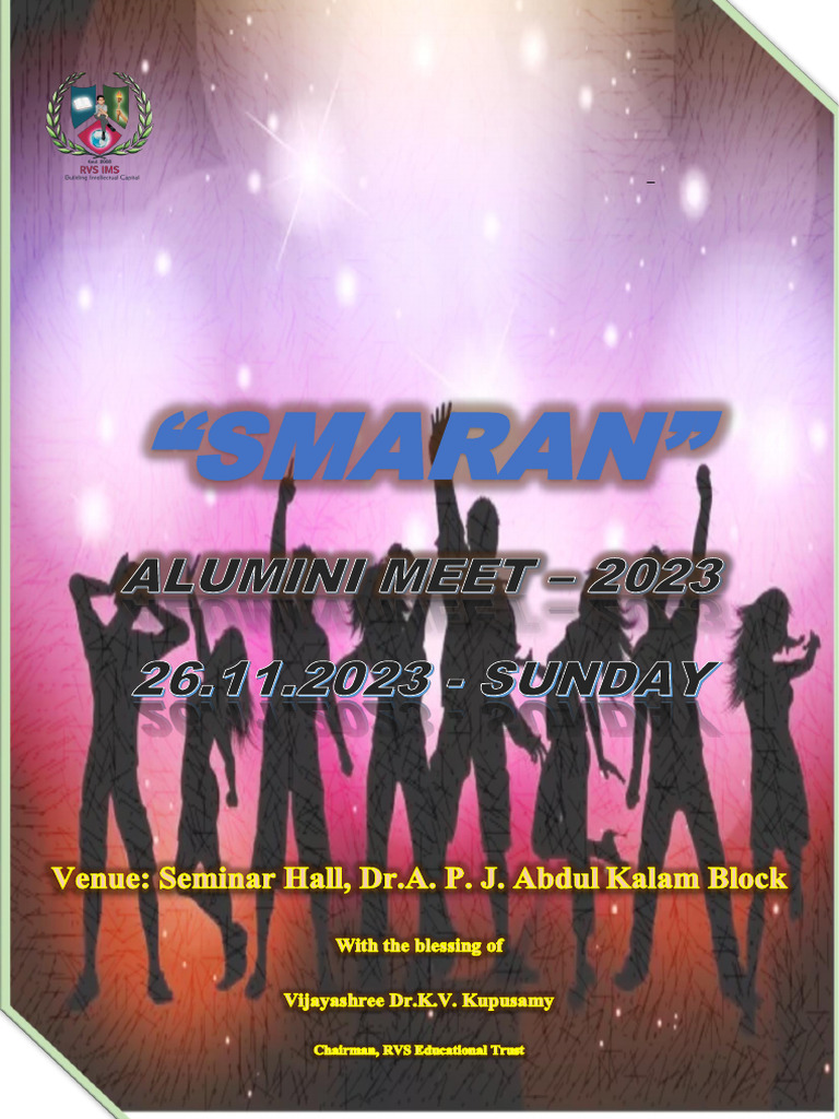 Alumni Meet Invitation | PDF