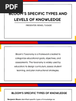 Four Types of Knowledge | PDF | Procedural Knowledge | Knowledge