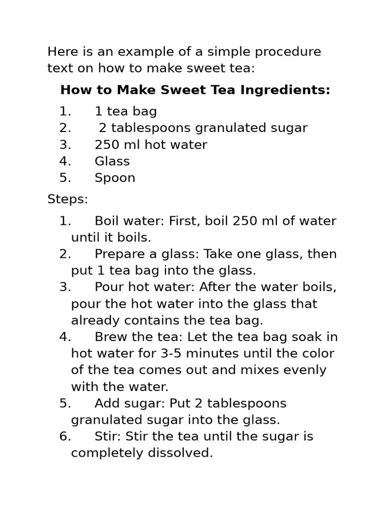 Contoh Teks Procedure Kelompok 5 | PDF