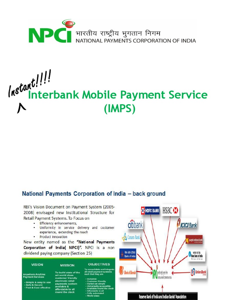 IMPS Process Flow | Payments | Financial Transaction