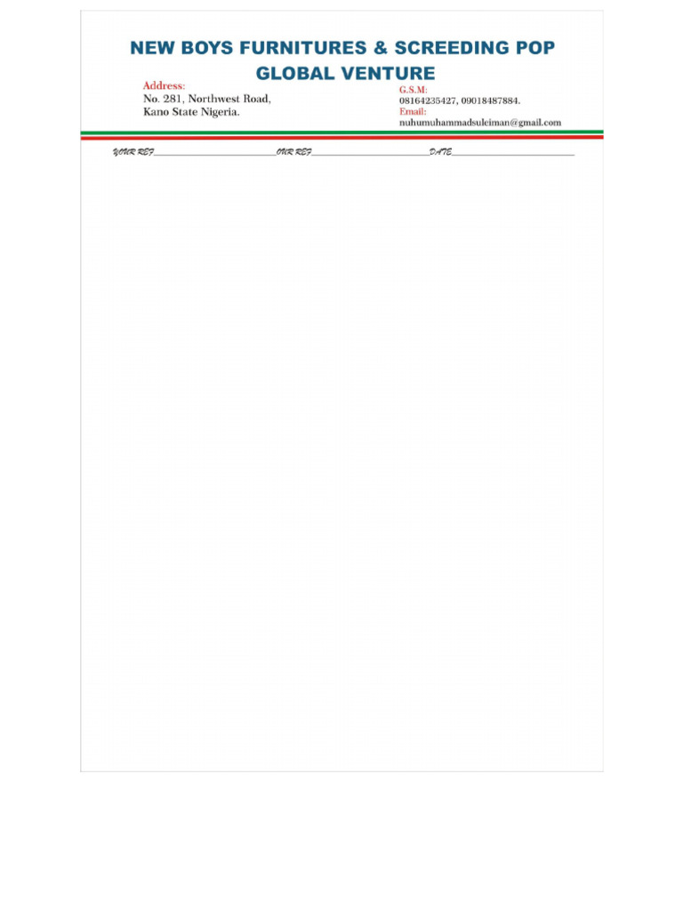 Letter Head | PDF