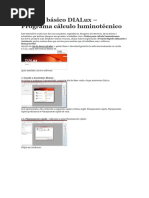 Tutorial Dialux 6.1: Passo a Passo Completo | PDF