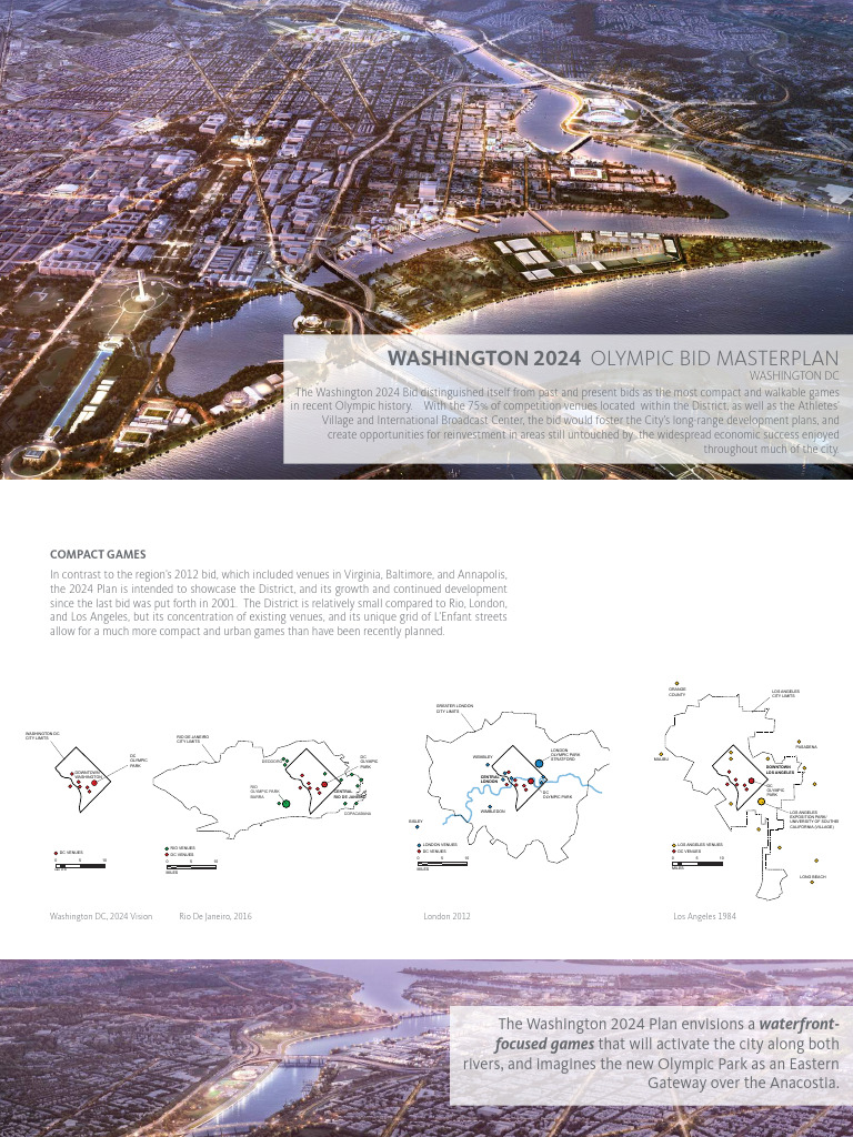 Washington 2024 Olympic Bid Master Plan | PDF | Washington | Urban Planning