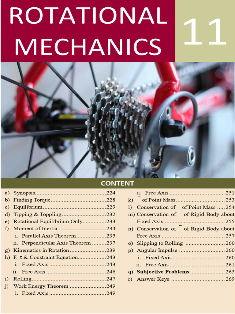 Angular Momentum of a Rolling Wheel | PDF | Rotation Around A Fixed ...