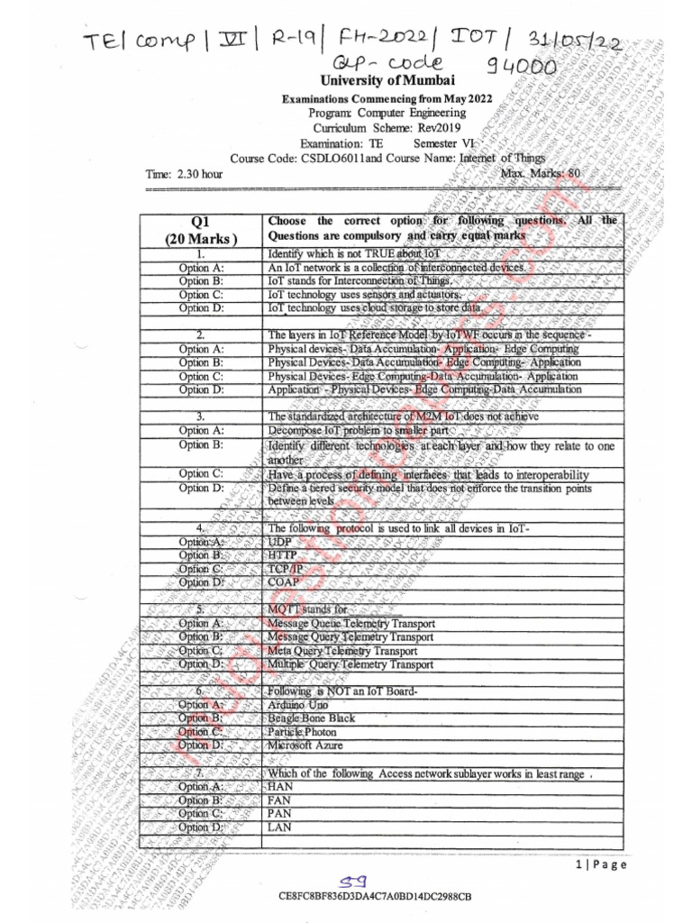 IOT Merged | PDF | Internet Of Things | Information And Communications Technology