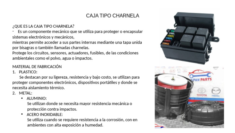 Caja Tipo Charnela | PDF