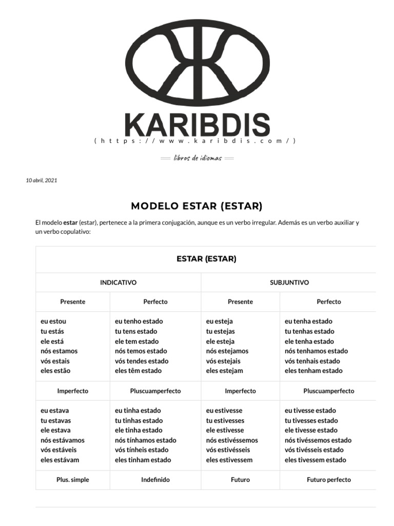 Modelo ESTAR (Estar) - Karibdis | PDF | Mecânica da linguagem ...