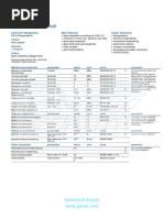 Nylon 66 30% GF Technical Data Sheet | PDF | Strength Of Materials ...