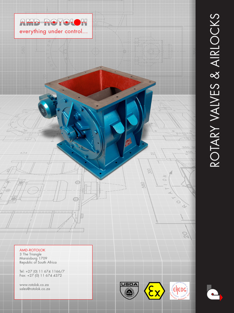 Rotolok Rotary Valve Specifications | PDF | Valve | Turbine