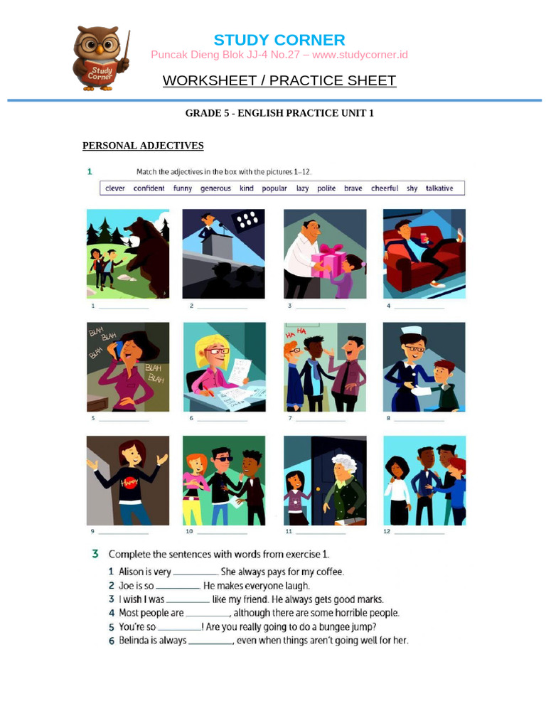 Unit English Adjectives Comparative | PDF
