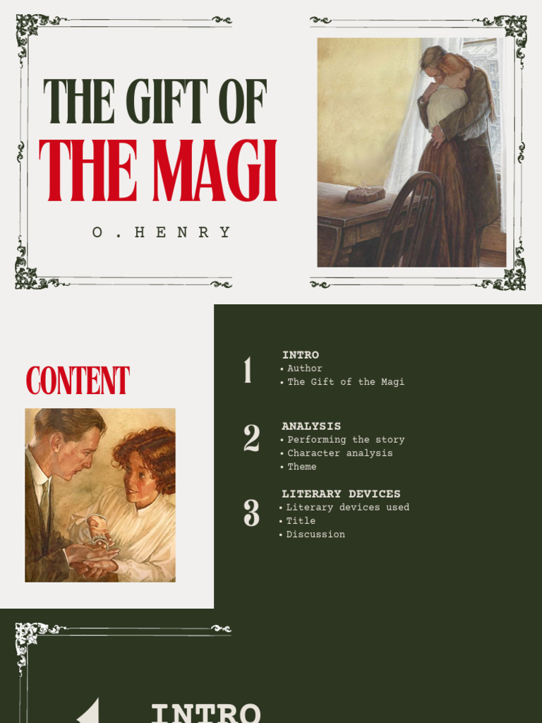 The Gift of The Magi - Group 3 | PDF | O. Henry