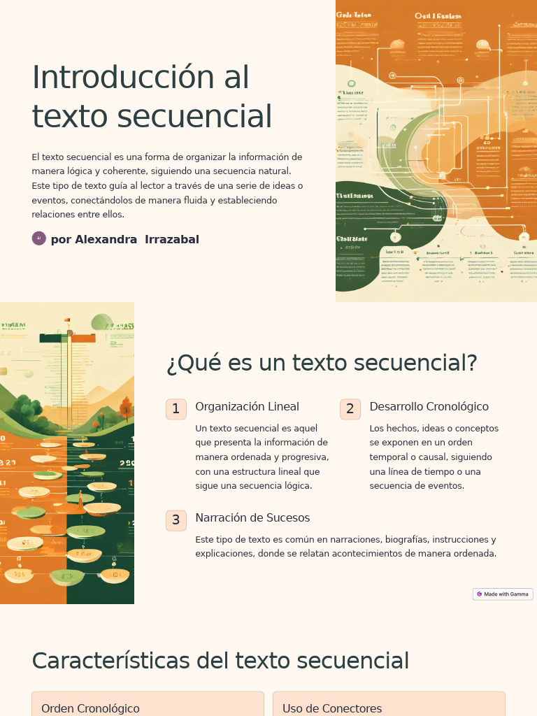 Introducción al texto secuencial | PDF | Narración