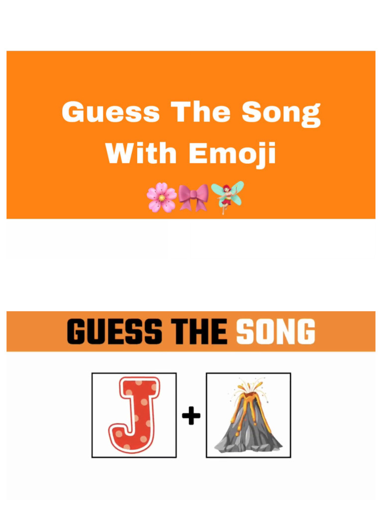 Guess The Song by Emojis | PDF