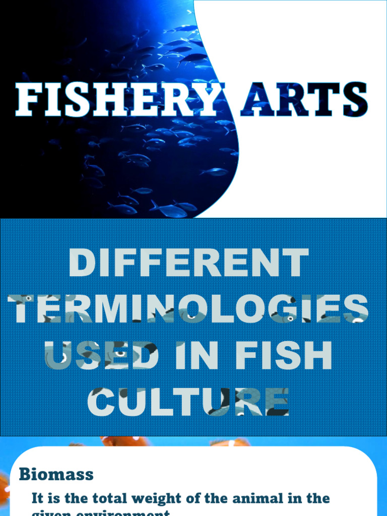 Key Terminologies in Fish Culture | PDF | Aquatic Ecology | Water