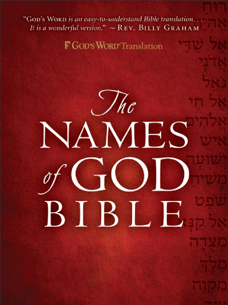 The Names of God Bible | PDF | Names Of God In Judaism | Translations