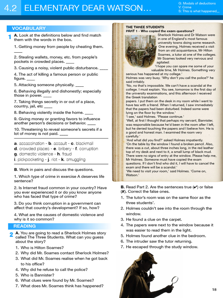 Crime Deductions in "The Three Students" | PDF
