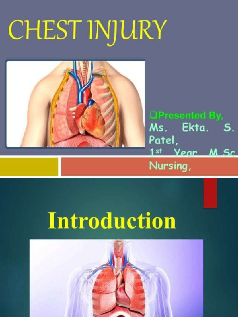 Chest Injury | PDF
