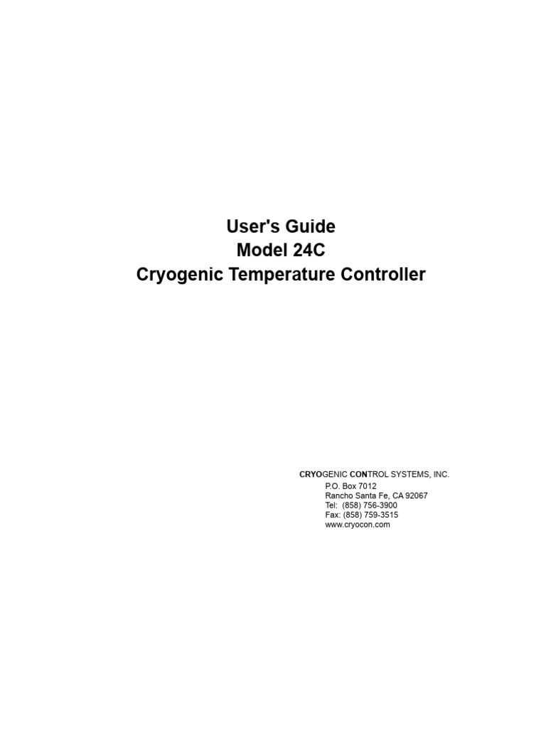 Cernox Calibration Curve Guide | PDF | Thermocouple | Relay