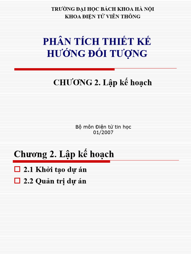 Phan Tich Thiet Ke Huong Doi Tuong Pham Ngoc Nam Ood c2 1 (Cuuduongthancong - Com) | PDF