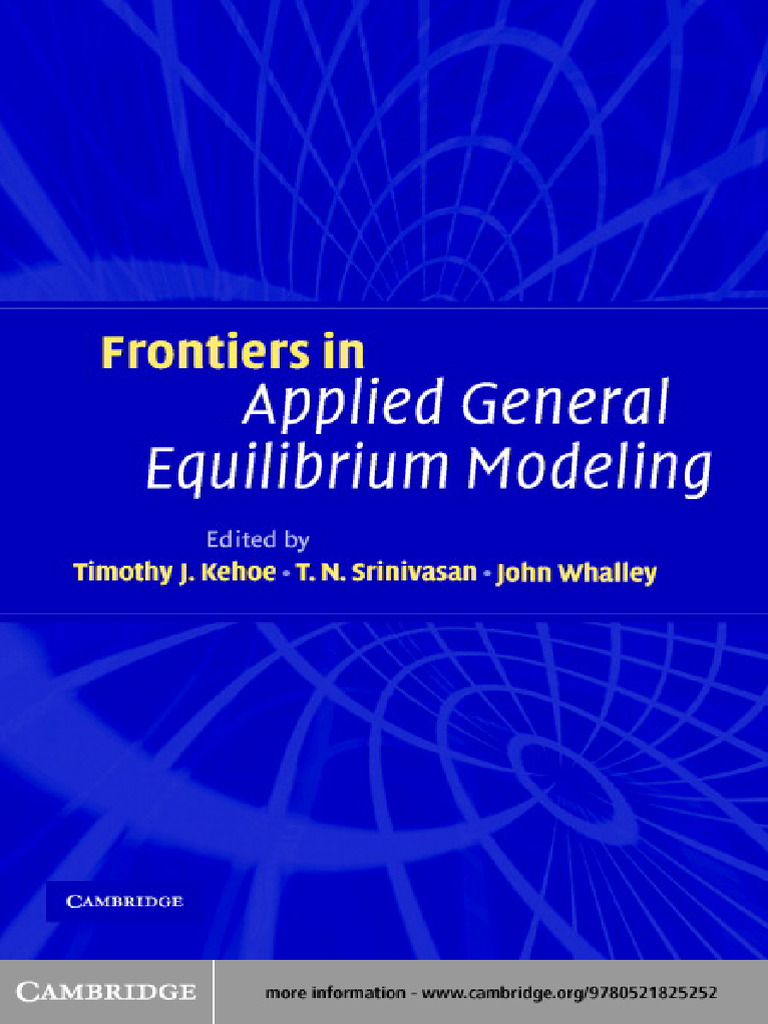 Frontiers in Applied General Equilibrium Modeling (In Honor of Herbert ...