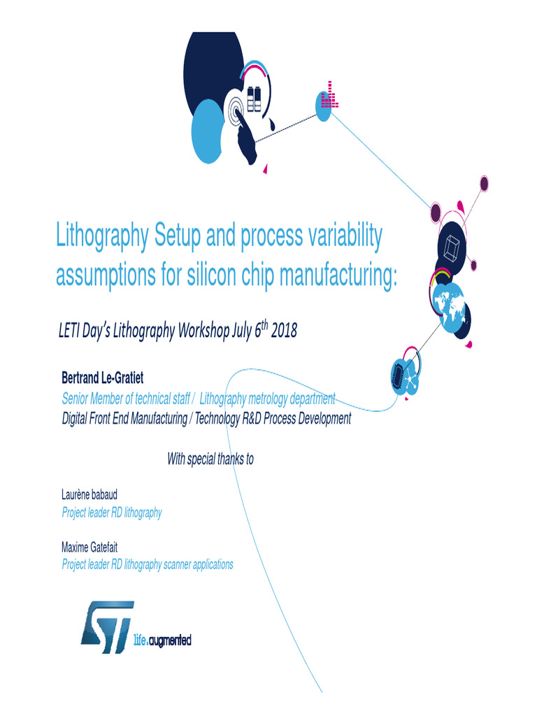 ST - B Le Gratiet - Lithography | PDF | Semiconductor Device ...