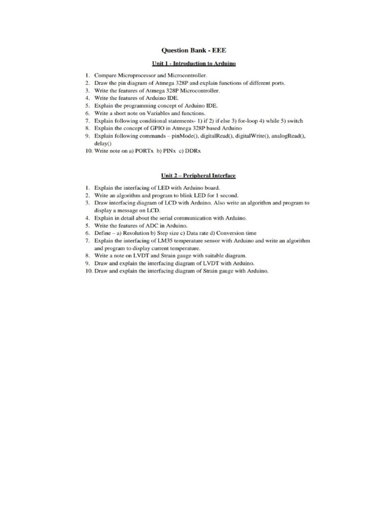 Question Bank EEE | PDF