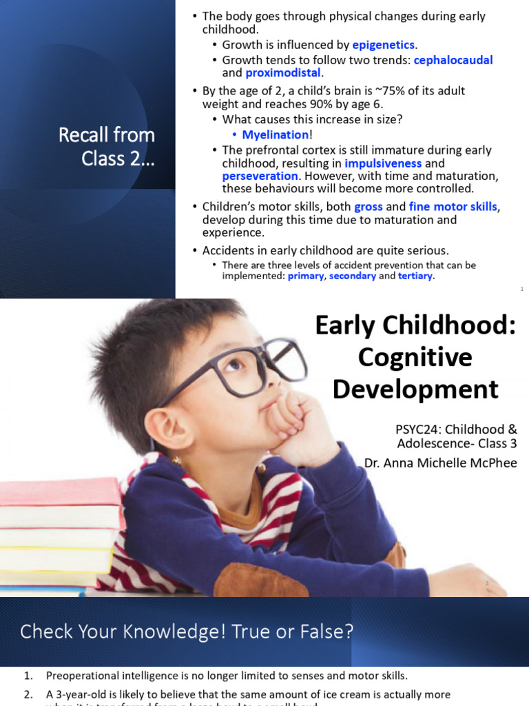 Cognitive Development in Early Childhood | PDF | Cognitive Development ...