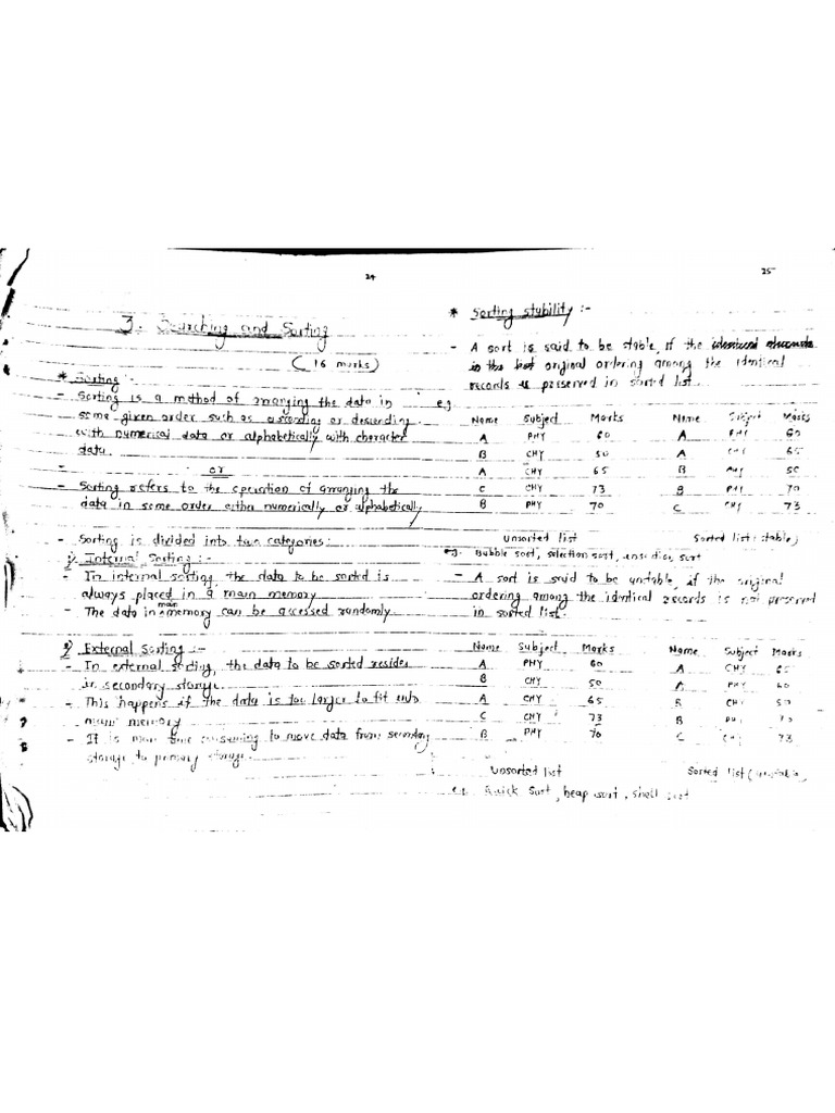 Searching Sorting | PDF