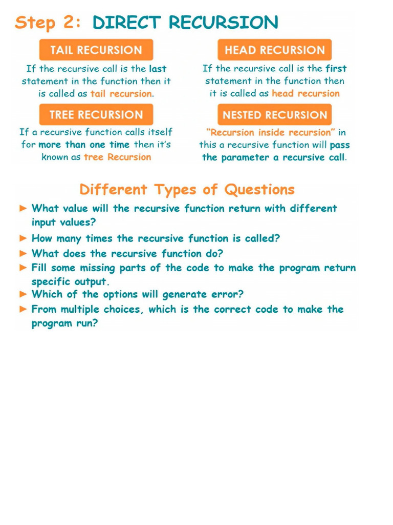 Recursion | PDF