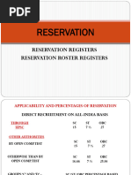 Circular On Reservation Roster 2025 | PDF