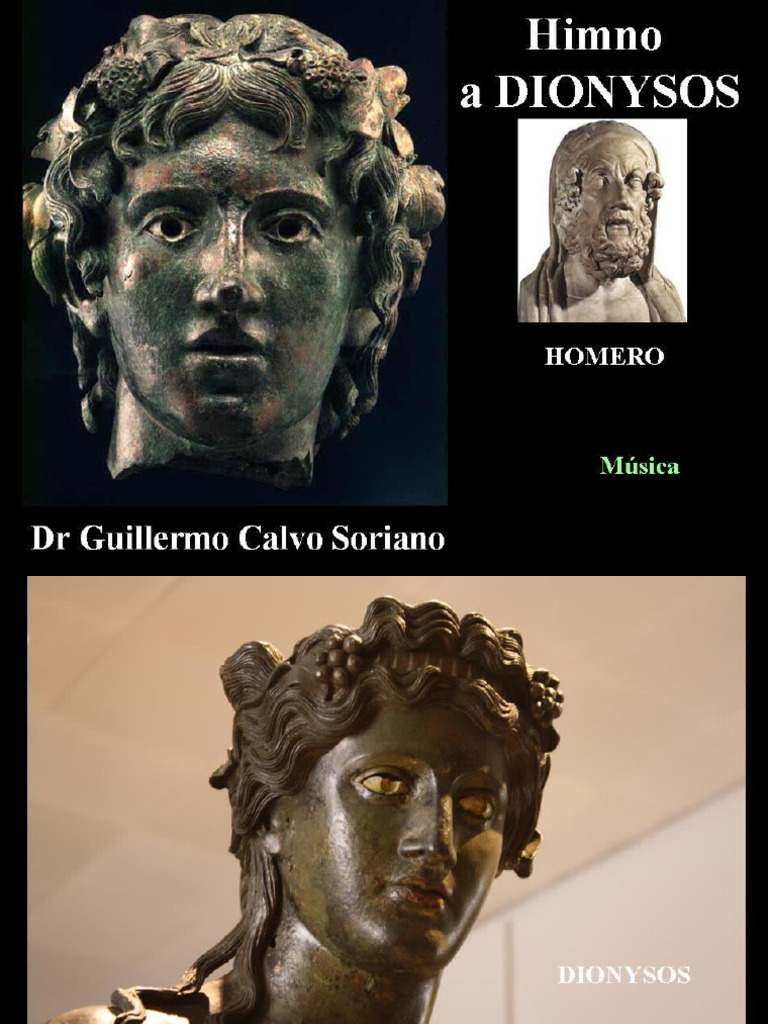 Himno a Dionysos por Homero - Imágenes - I.·.P.·.H.·. Guillermo Calvo Soriano, 33° | PDF