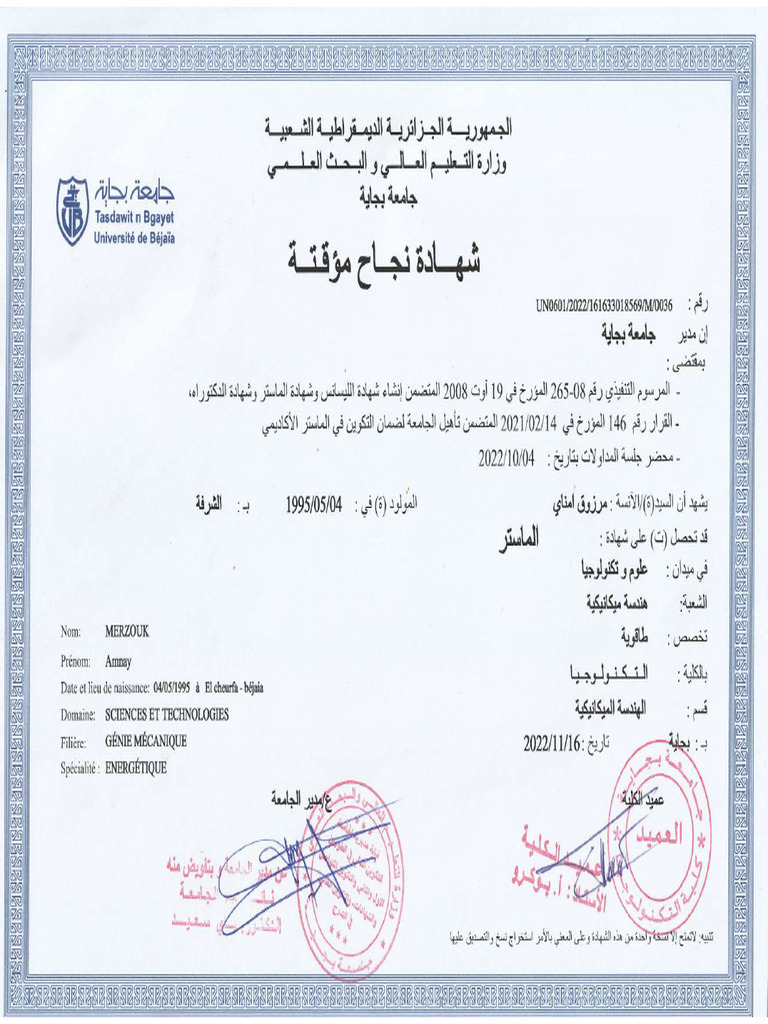 Diplôme Master | PDF