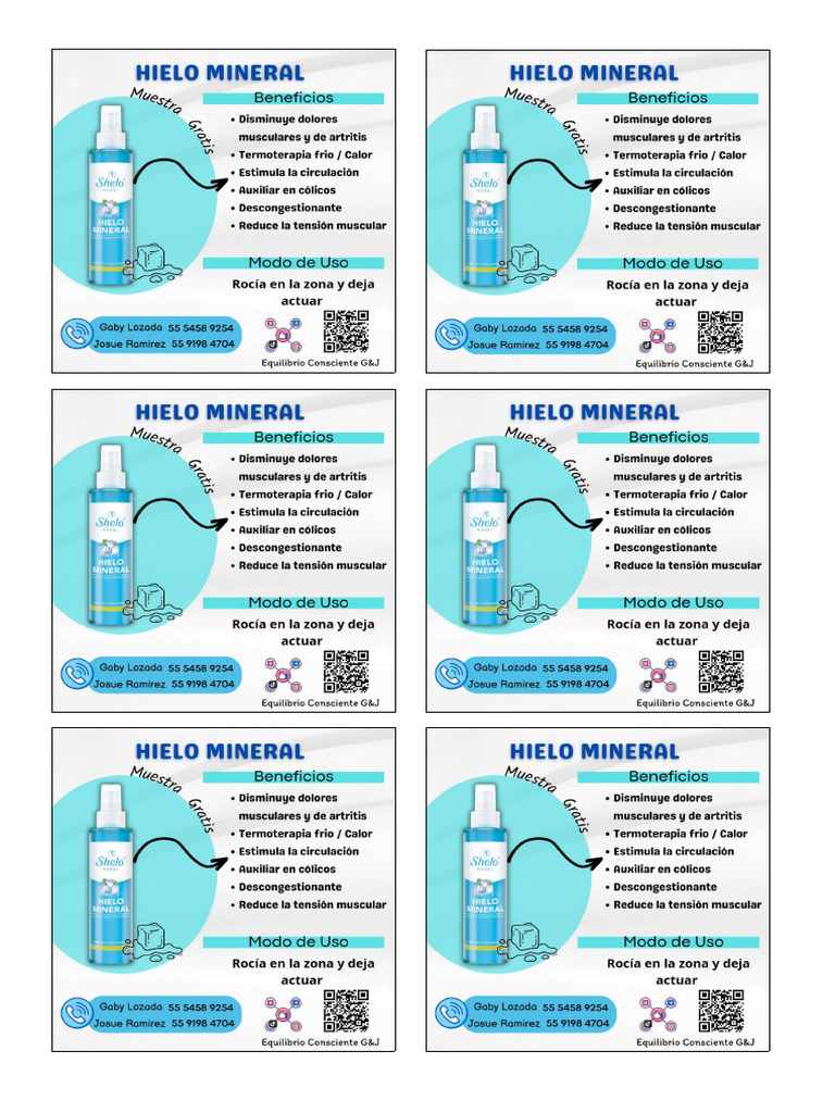 Hielo Mineral Gaby | PDF