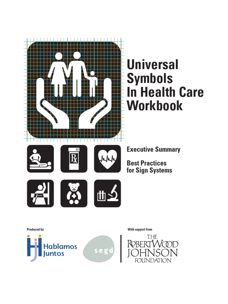 Universal Symbols in Health Care | PDF | Literacy | Symbols