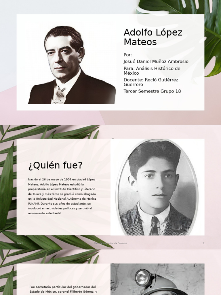 Adolfo López Mateos: Legado y Críticas | PDF | México | Economias
