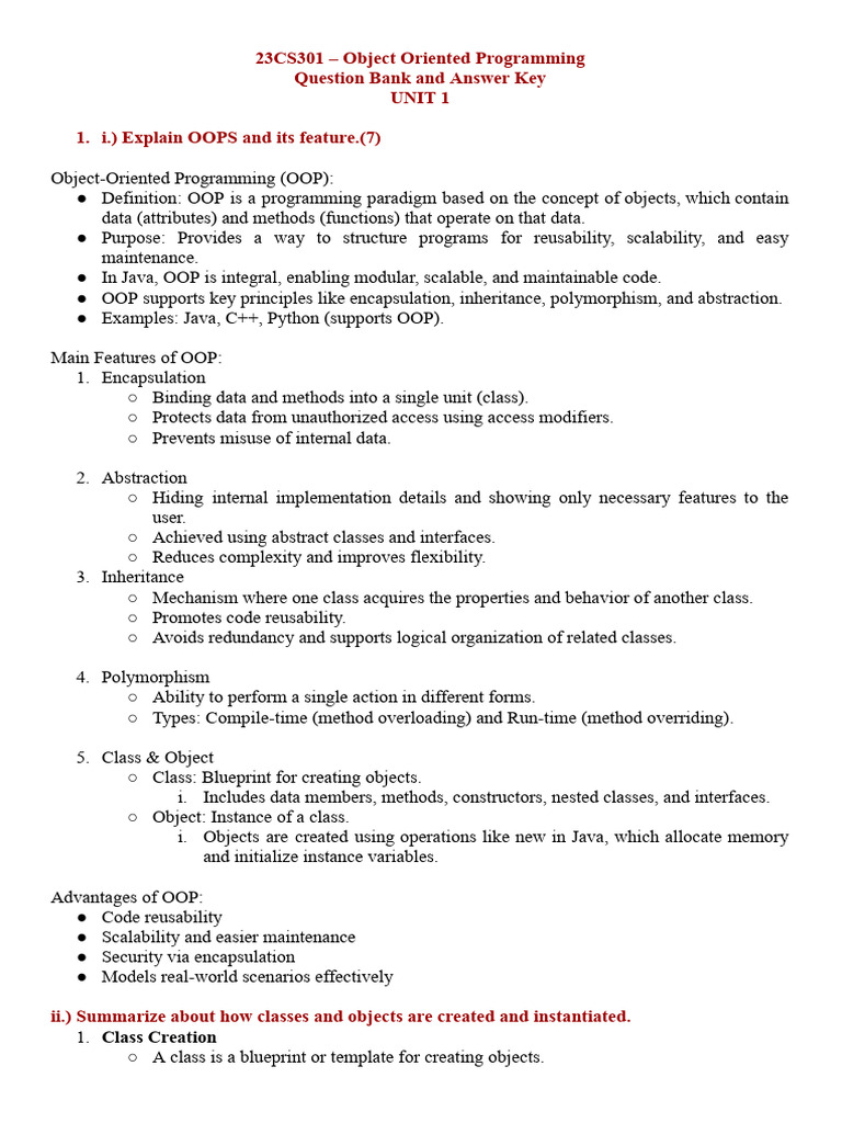 23cs301 - Oop Ca1 Jaali | PDF | Java Virtual Machine | Class (Computer Programming)